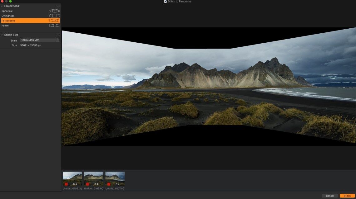 Capture One 23 : How to Stitch the Perfect Panorama - Capture Integration