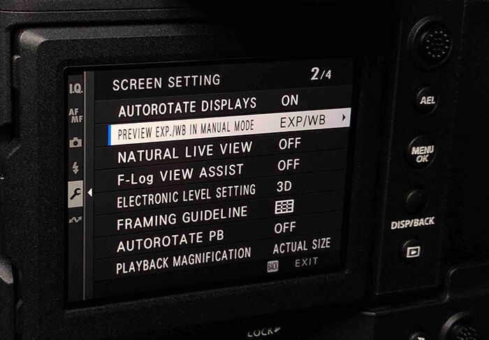 Tech Tip: Brighten your Fujifilm GFX display for use with Flash ...